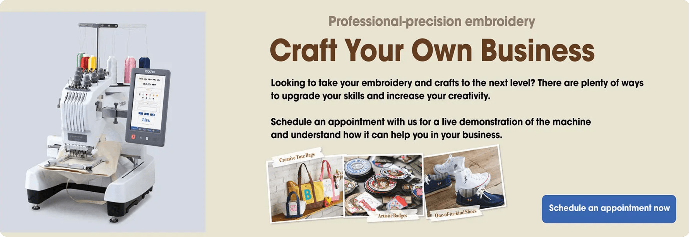 Embroidery Products Line-up | Brother Singapore