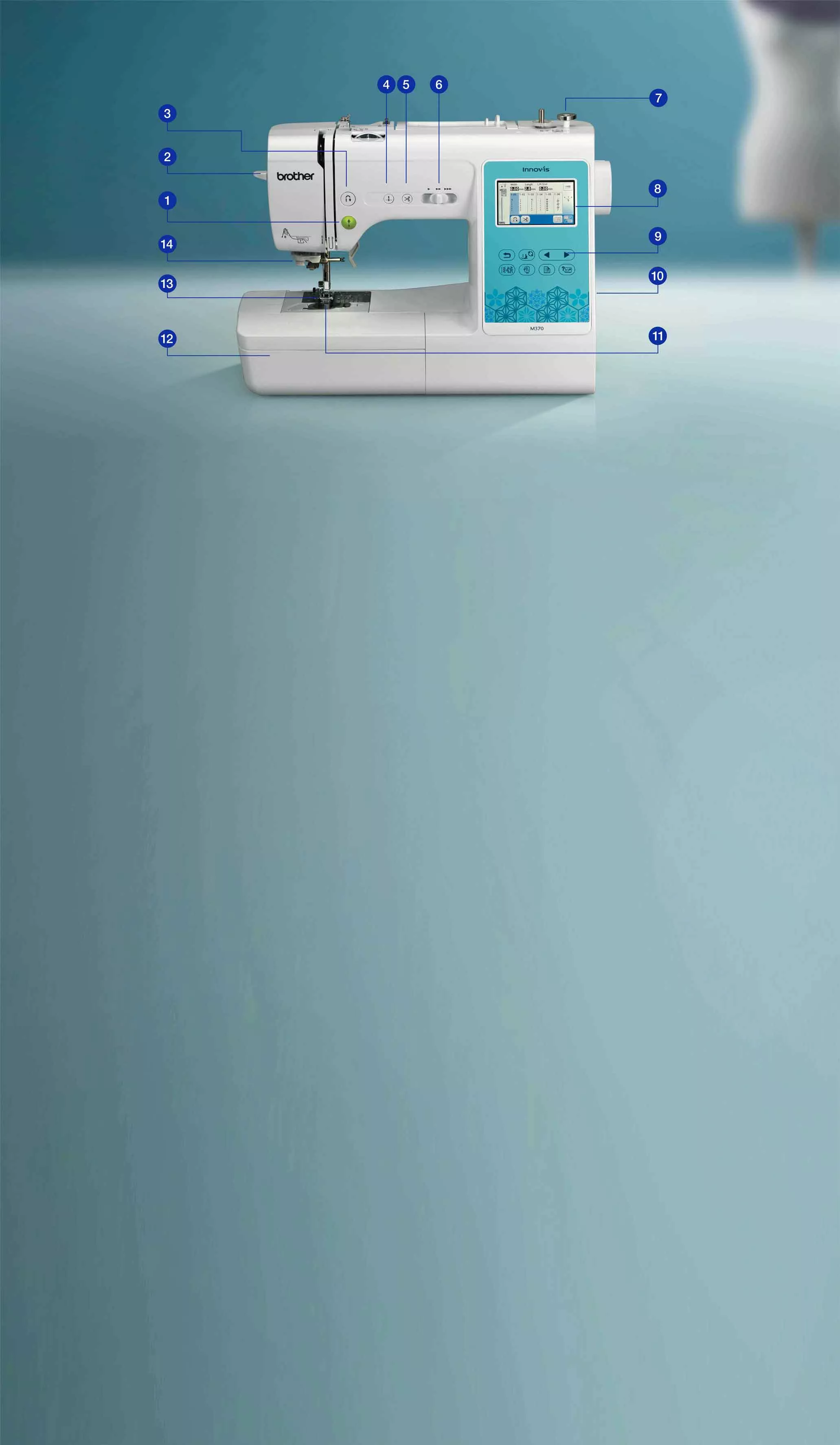 Sewing Embroidery Machine M370 | Brother Singapore