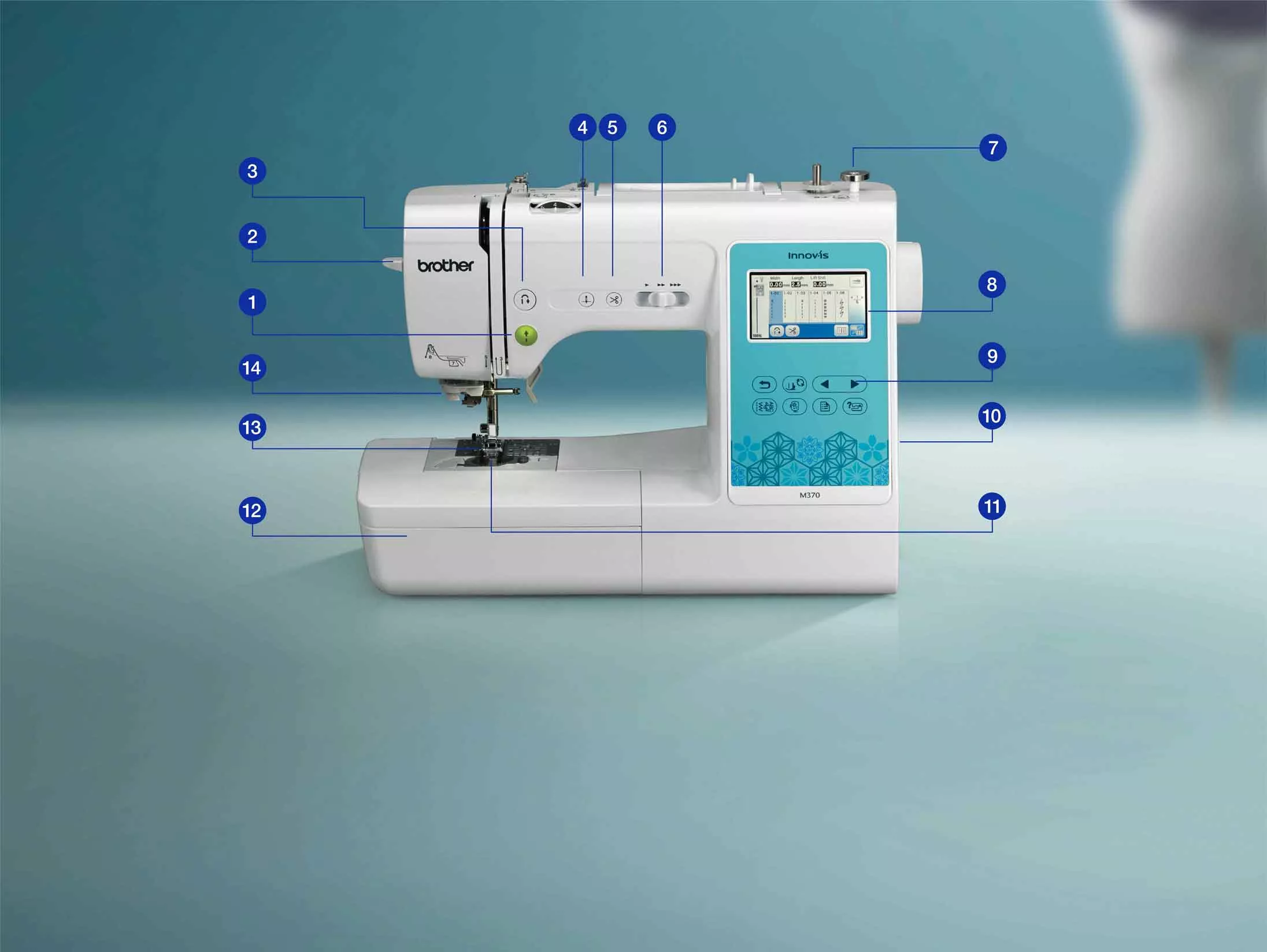 Sewing Embroidery Machine M370 | Brother Singapore