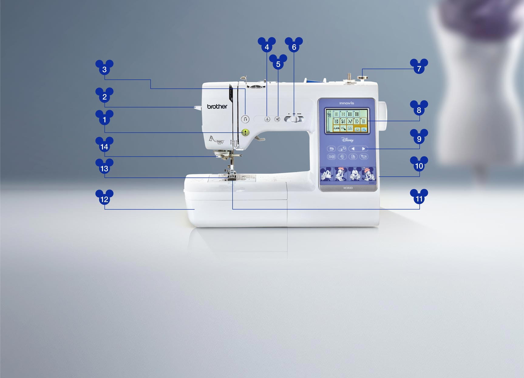 Sewing Embroidery Machine M380D | Brother Singapore