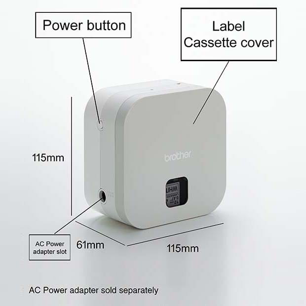 Stylish compact labelling companion - PT-P300BT | Brother Singapore