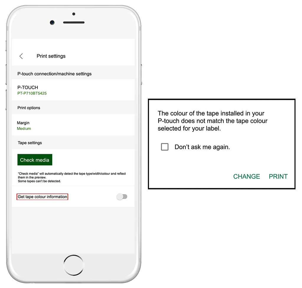 Functionality of P-touch Design&Print 2 app | Brother Singapore