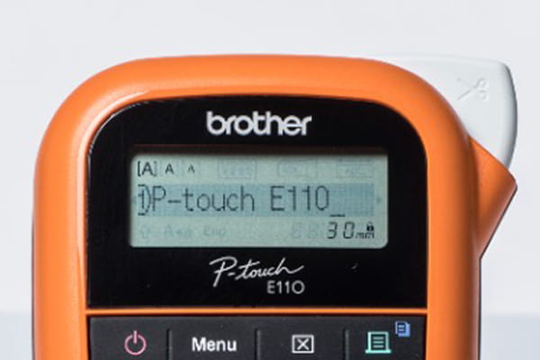 PT-E110VP Handheld Label Printer | Brother Singapore
