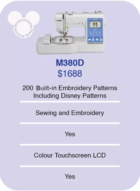Sewing Embroidery Machine M380D | Brother Singapore