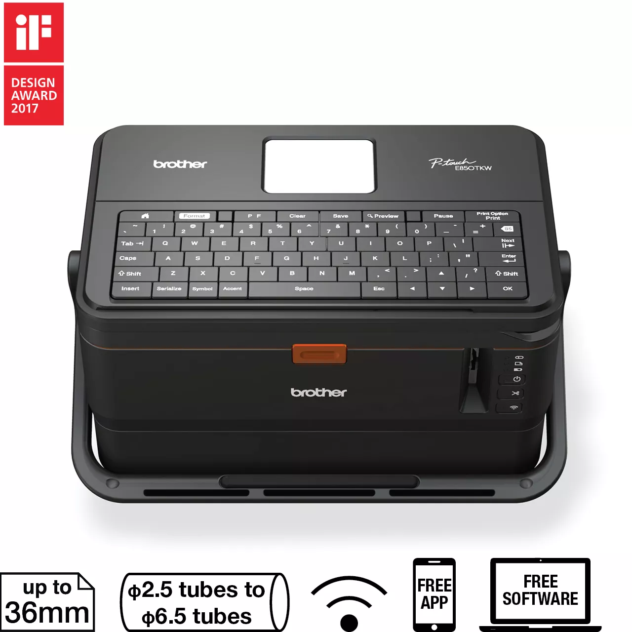 PT-E850TKW Cable ID Printer | Brother Singapore